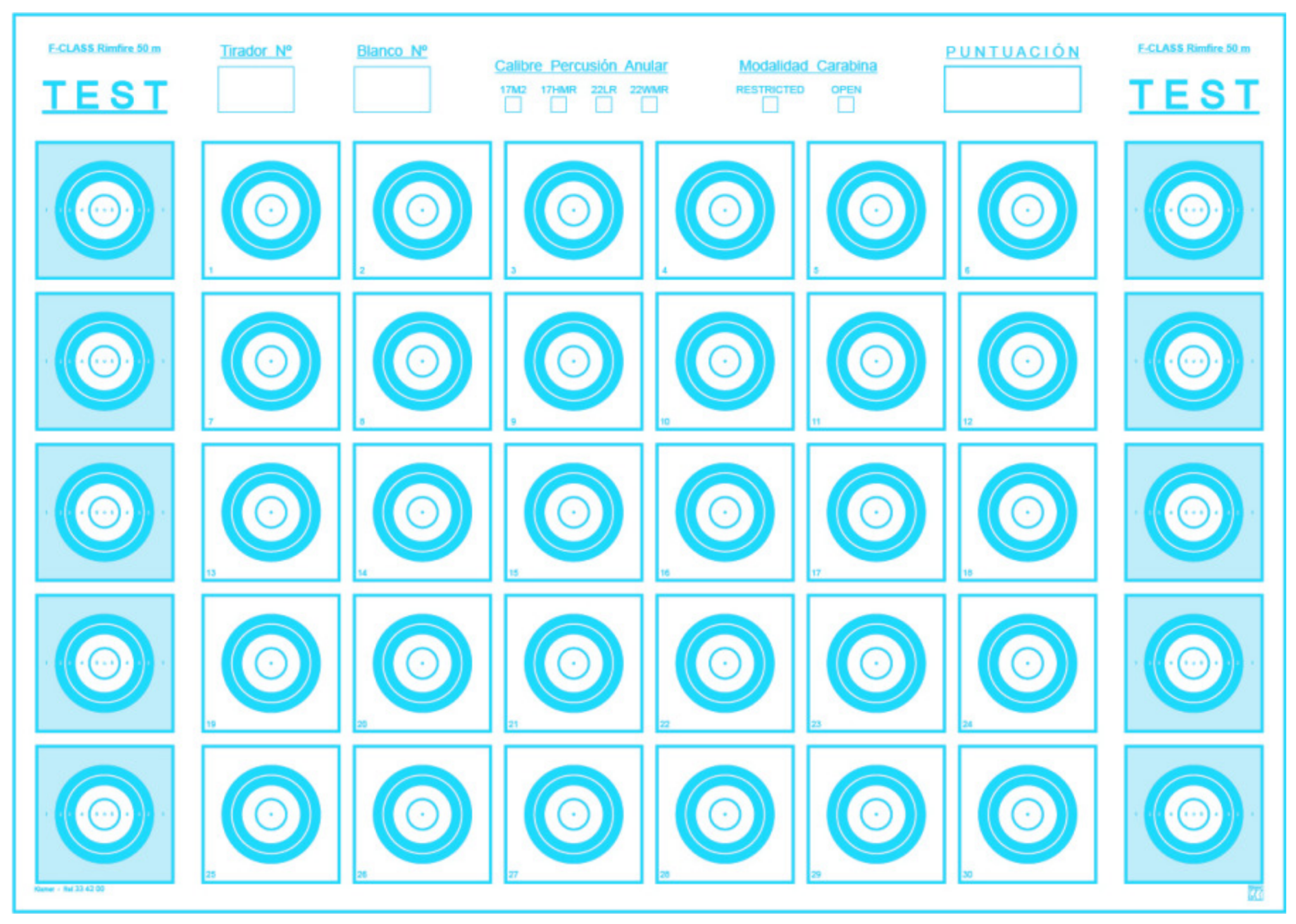 UNA BREVE DESCRIPCION DE LA MODALIDAD F-CLASS 50 METROS. - Tiro a Tiro